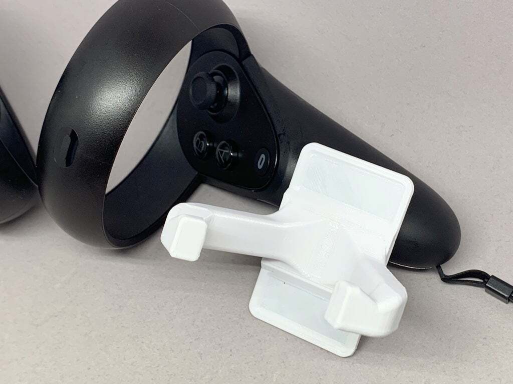 Free STL file Oculus Quest Controller Wall Mount with Stapler and ...