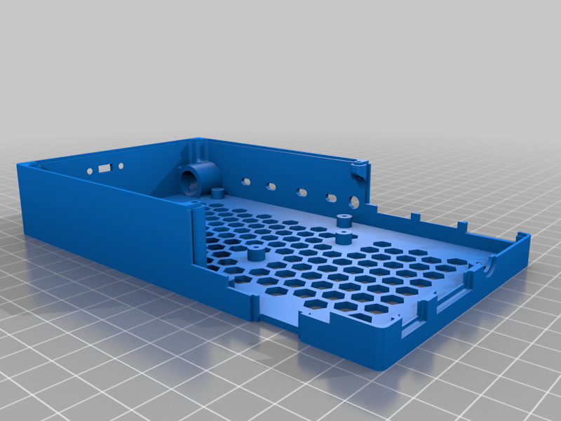 STL-Datei Raspberry Pi 3B Case + Relays, Step Down and Buttons ...