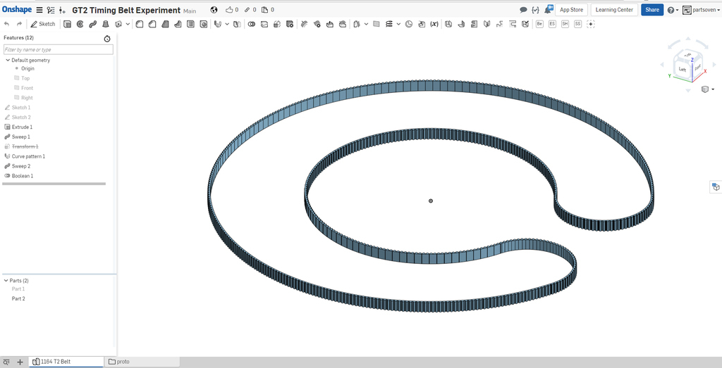 Free 3D file GT2 Timing Belt 1164mm x 6mm Experiment 🧞‍♂️・Model to ...