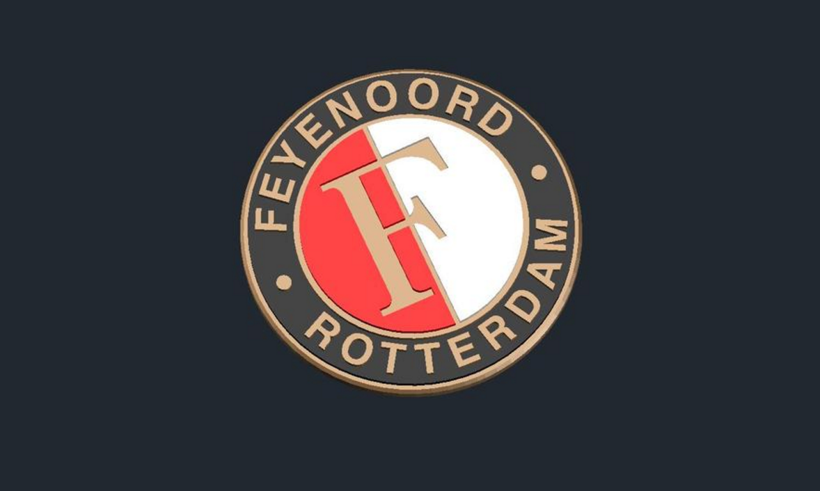 Free STL file Feyenoord Rotterdam - Logo・3D print object to download・Cults