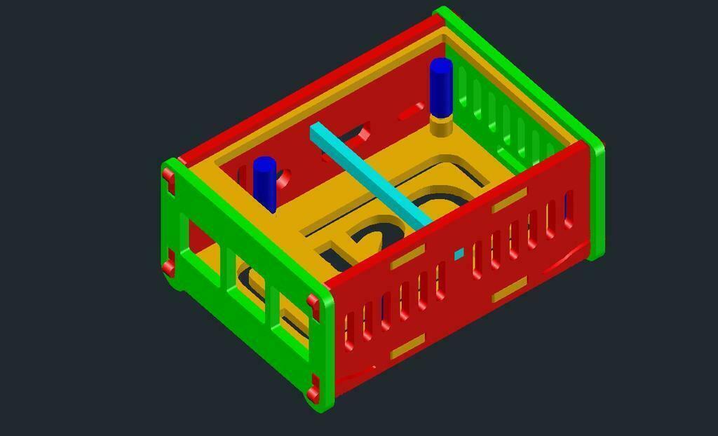 Free STL file Raspberry Pi 3 + 3.5" touch screen case (printable)・3D ...