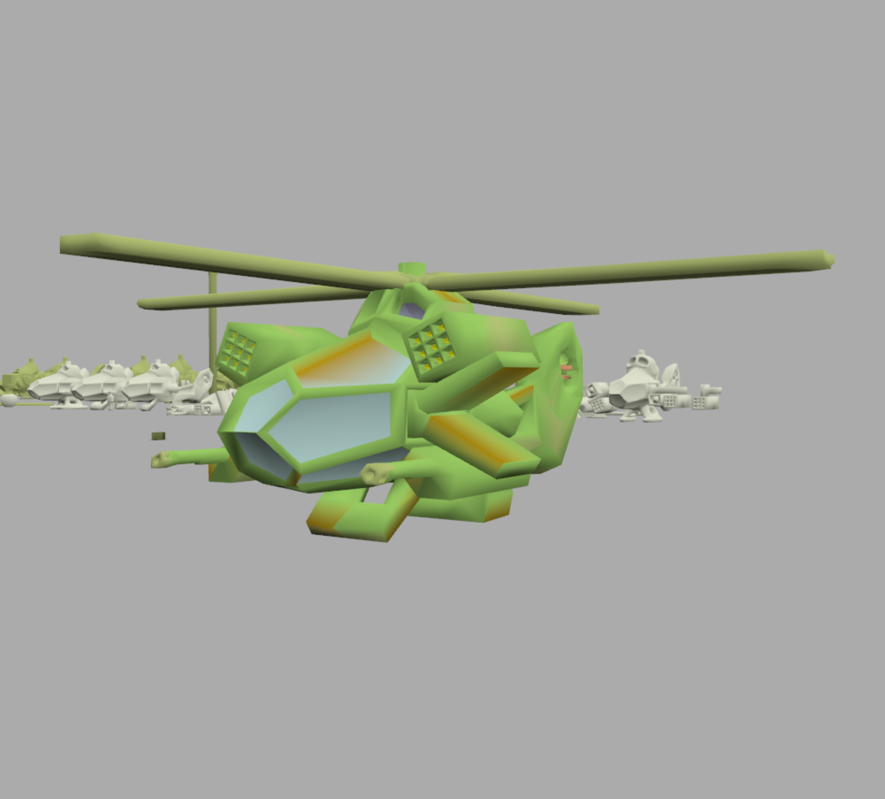 Free STL file Combat helicopter - Little Big Army 🚁・3D printable design ...