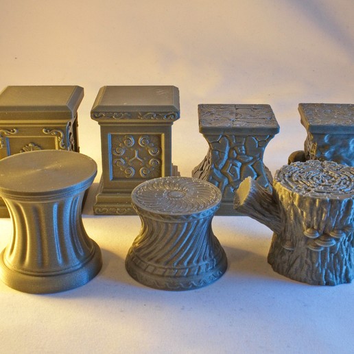 Download STL file Model Display Stands - Collection 1 • Template to 3D ...