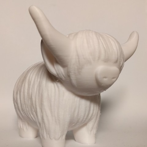 Download free STL file Highland Cow • 3D printable design ・ Cults