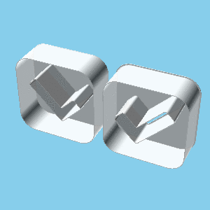 Free 3D file Square with a check mark, nestable box (v1)・3D printable ...