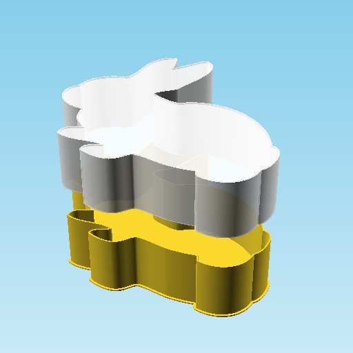 Free 3D file Rabbit 0022, nestable box (v2)・3D printer design to ...