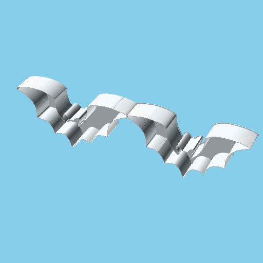 Free 3D file Bat 0044, nestable box (v2)・Model to download and 3D print ...