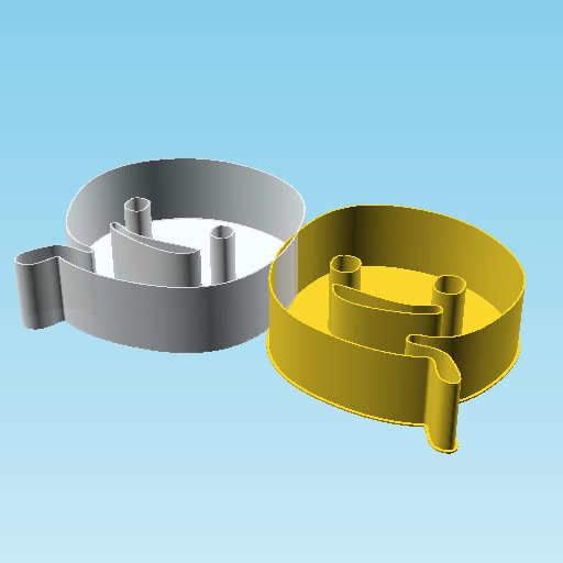 Free 3D file Ghost P, nestable box (v2)・3D printing model to download・Cults