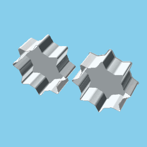 Free 3D file Disc with border variation (8 Points), nestable box (v1) 📦 ...