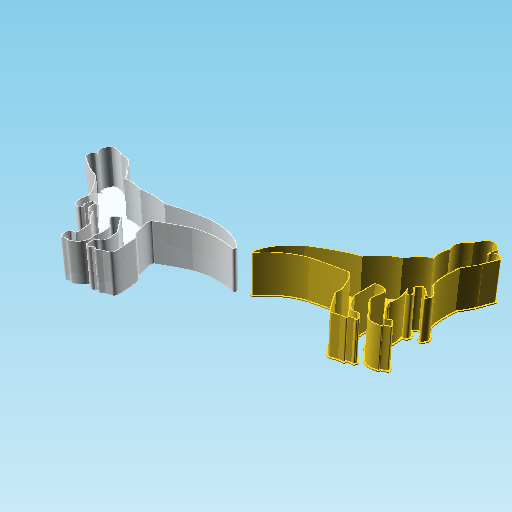 Free 3D file Dinosaur Icon 00E1, nestable box (v2)・Object to download ...