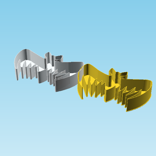 Free 3D file Bat 0055, nestable box (v2)・3D printer design to download ...