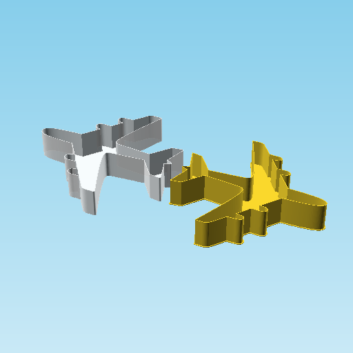 Free 3D file AIRPLANE, nestable box (v1)・3D printer model to download・Cults