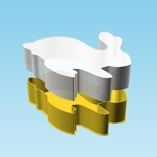 Free 3D file Rabbit 00A4, nestable box (v2)・3D printable model to ...