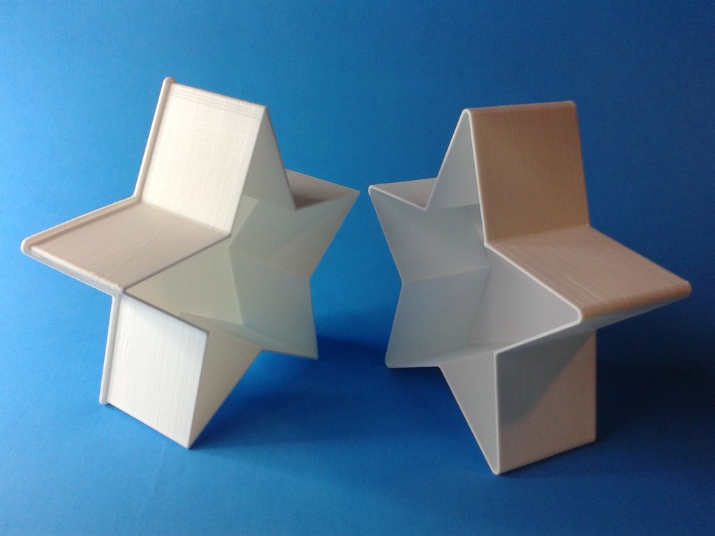 Free 3D file Star nestable box (v1)・3D printing idea to download・Cults