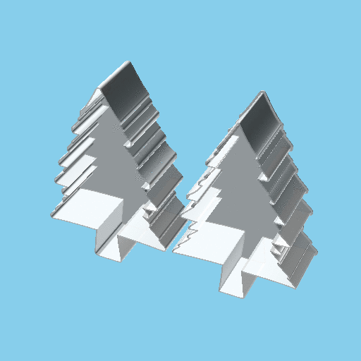 Free 3D file Tree Icons 0055, nestable box (v2)・3D printing design to download・Cults