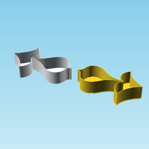 Free 3D file HEAVY TEARDROP-SHANKED RIGHTWARDS ARROW, nestable box (v1 ...