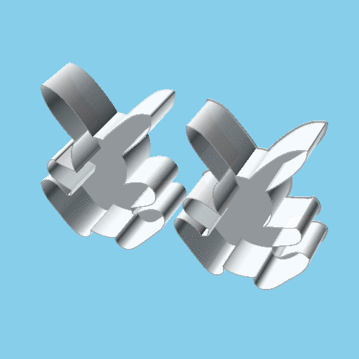 Free 3D file Rabbit 005B, nestable box (v2)・3D print object to download ...