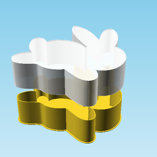 Free 3D file Rabbit 00A3, nestable box (v2)・3D printing template to ...