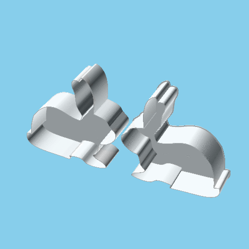 Free 3D file Rabbit 0023, nestable box (v2)・3D printing idea to ...