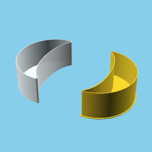 Free 3D file Moon phase 4, nestable box (v1)・3D printer design to ...