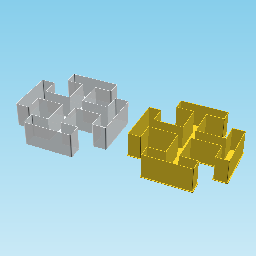 Free 3D file Cross potent, nestable box (v2)・3D printing template to ...