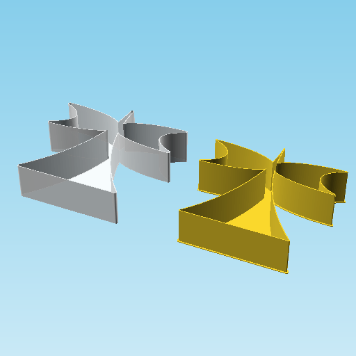 Free 3D file Unidentified Cross 00DD, nestable box (v2)・3D print design ...