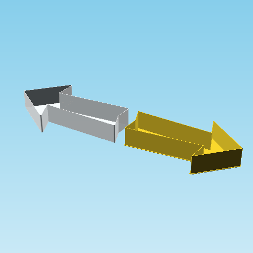 Free 3D file HEAVY TRIANGLE-HEADED RIGHTWARDS ARROW, nestable box (v1 ...