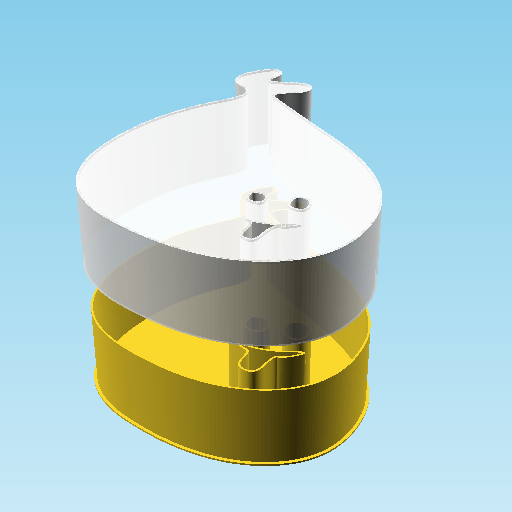 Free 3D file Ghost E, nestable box (v2)・3D print design to download・Cults