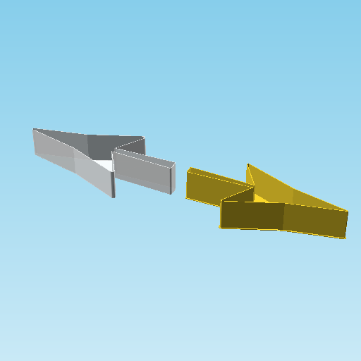 Free 3D file DRAFTING POINT RIGHTWARDS ARROW, nestable box (v1 ...