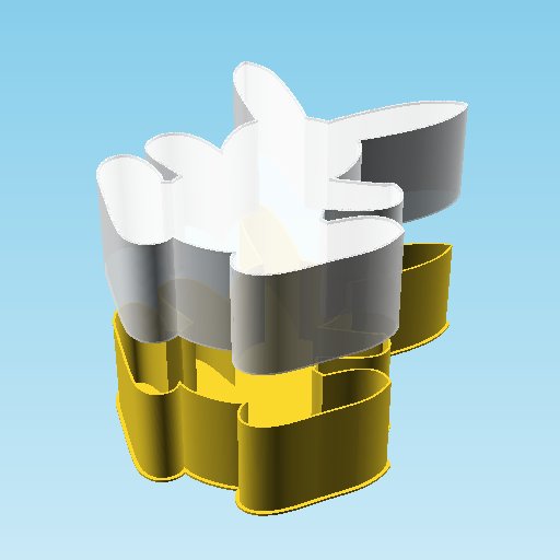 Free 3D file Rabbit 005B, nestable box (v2)・3D print object to download ...