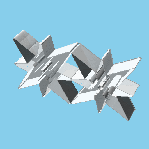Free 3D file Shuriken 0064, nestable box (v2) 📦・3D printable design to ...