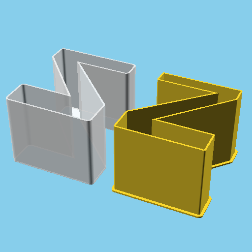 Free 3D file LATIN SMALL LETTER Z, nestable box (v1) 🤏・Template to ...