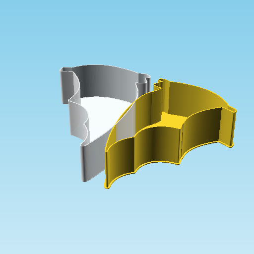 Free 3D file Bat 0037, nestable box (v2) 🦇・3D printer design to ...