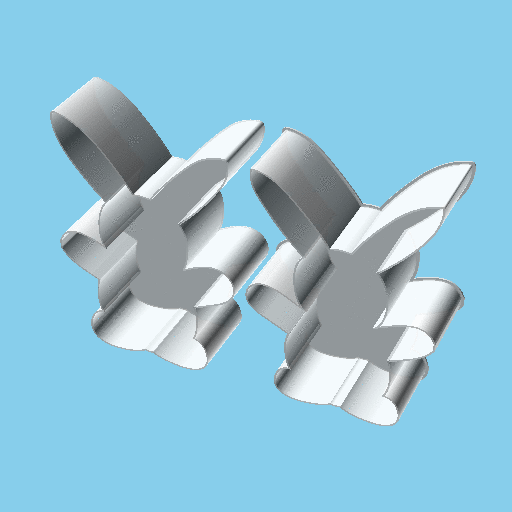 Free STL file Rabbit 005F, nestable box (v2) #EASTERXCULTS・3D printing ...