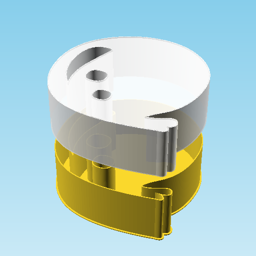 Free 3D file Ghost S, nestable box (v2)・3D print design to download・Cults