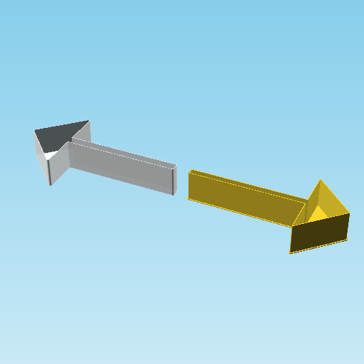 Free 3D file TRIANGLE-HEADED RIGHTWARDS ARROW, nestable box (v1)・3D ...