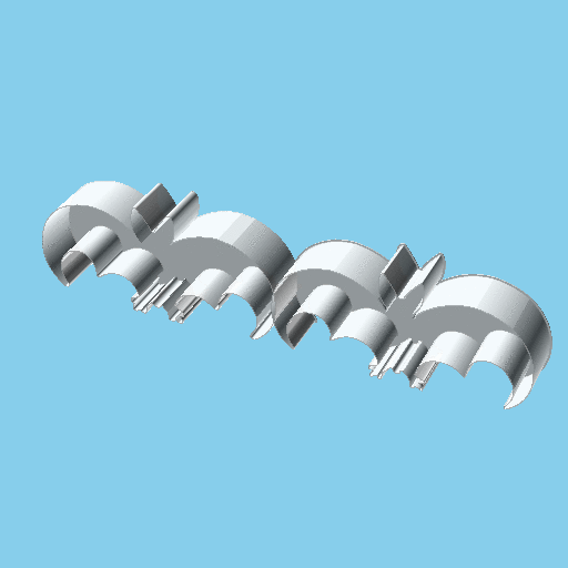 Free 3D file Bat 0045, nestable box (v2)・3D print design to download・Cults