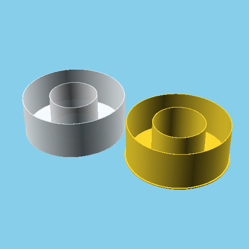 Free 3D file Ring, nestable box (v1)・3D printer model to download・Cults