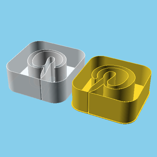 Free 3D file Square Pinterest logo, nestable box (v1)・3D printer model ...