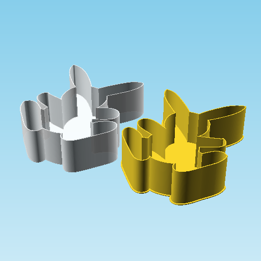 Free 3D file Rabbit 005B, nestable box (v2)・3D print object to download ...