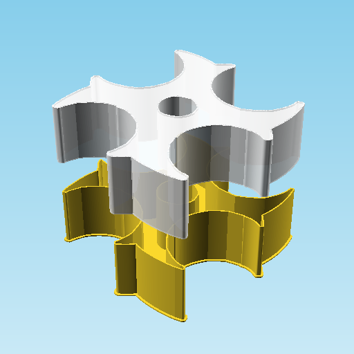 Free 3D file Shuriken 0039, nestable box (v2)・Design to download and 3D ...