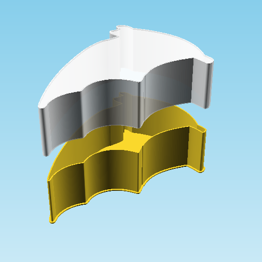 Free 3D file Bat 0037, nestable box (v2) 🦇・3D printer design to ...