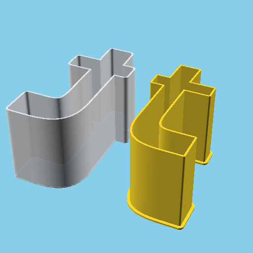 Free 3D file LATIN SMALL LETTER T, nestable box (v1)・3D print model to ...
