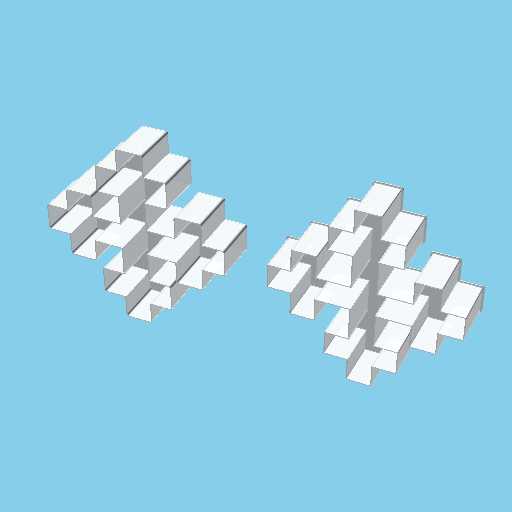 Free 3D file Recrossed cross, nestable box (v2)・3D printer design to ...