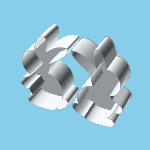 Free 3D file Rabbit 002D, nestable box (v2)・Template to download and 3D ...