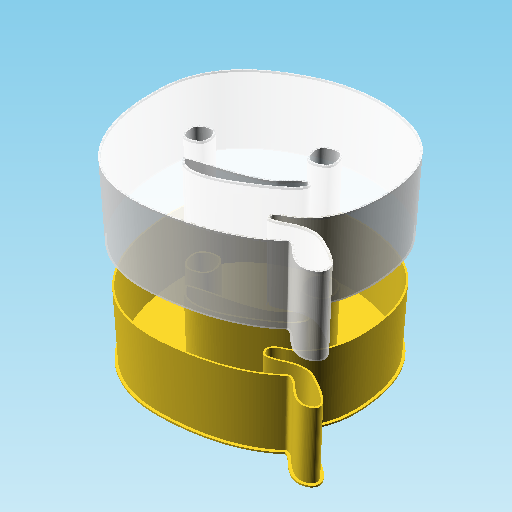 Free 3D file Ghost P, nestable box (v2)・3D printing model to download・Cults