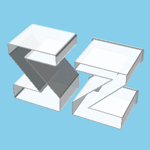 Free 3D file LATIN SMALL LETTER Z, nestable box (v1) 🤏・Template to ...