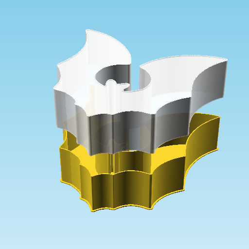 Free 3D file Bat 004A, nestable box (v2) 🦇・3D printer design to ...