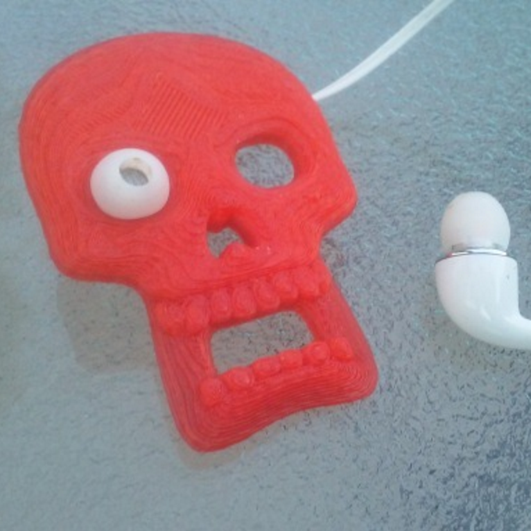 Archivo STL Red Skull II - versión colgante más・Modelo de impresora 3D ...