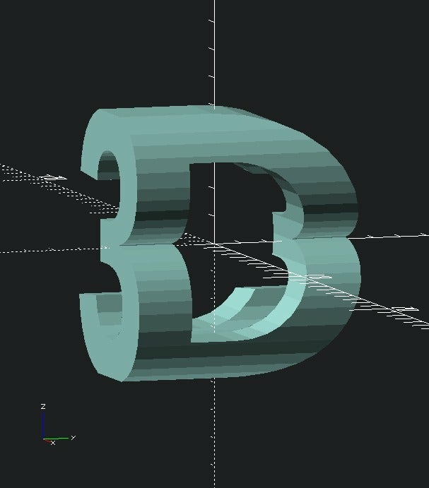 Free SCAD file tof's customizable 3d letter block 🎨・3D printable design ...